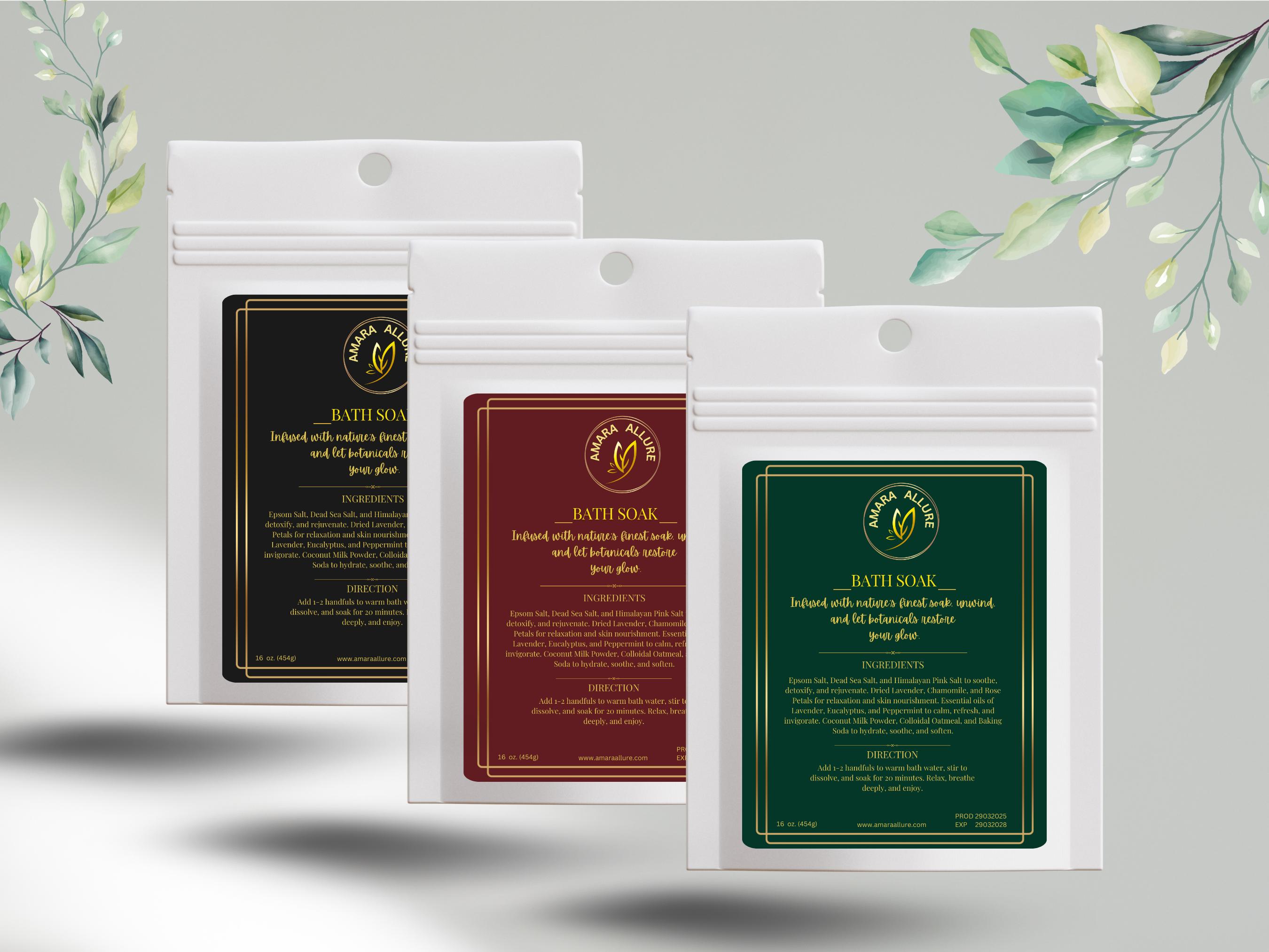 Editable Pouch Label Template Packaging Design Editable Body Product ...