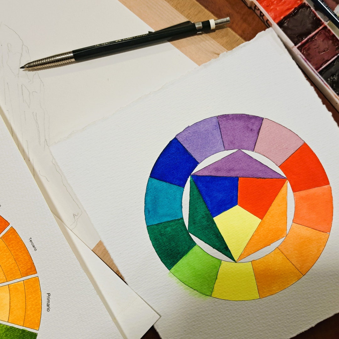 Color Wheel No. 2. Versions: English and Spanish. Printable Templates ...
