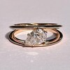 2 Carat Lab Diamond Engagement Ring - Round Brilliant Cut Halo Ring - 2 ...