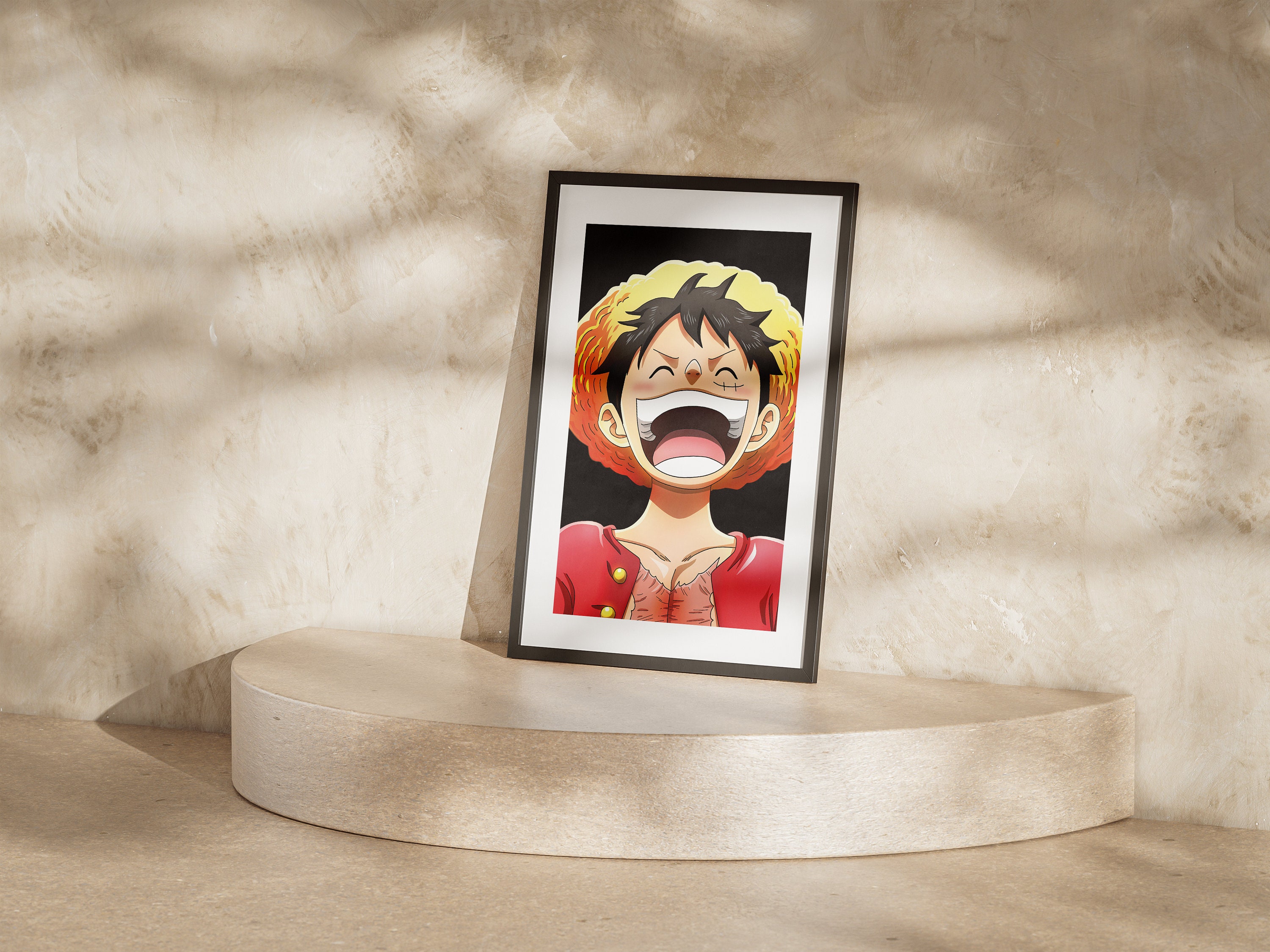 Luffy Poster, One Piece Anime Wall Art, Luffy Monkey D. Wall Decor ...
