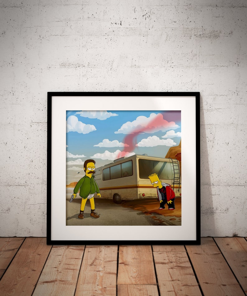 Simpson Png, Breaking Bad Png, Funny Wall Art, Bart Simpson, Ned ...