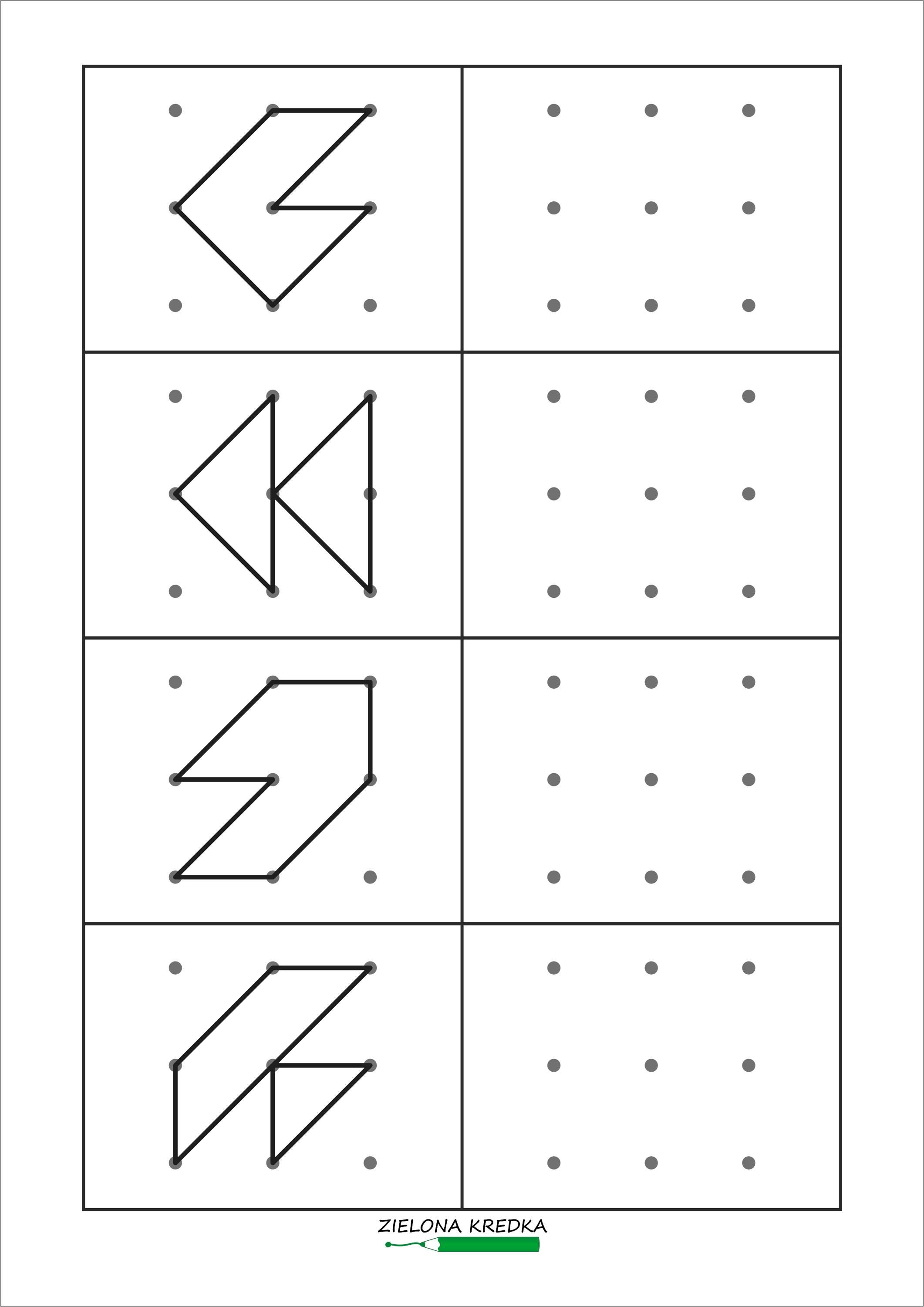 Copy the Pattern Worksheets, Connect the Dots Activity Printable ...