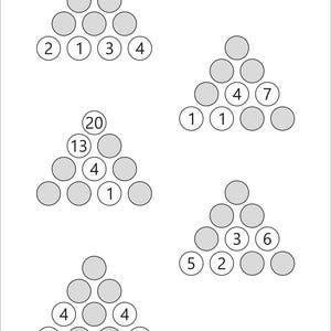 Math Pyramids Printable | Addition & Subtraction Within 20 Worksheets ...