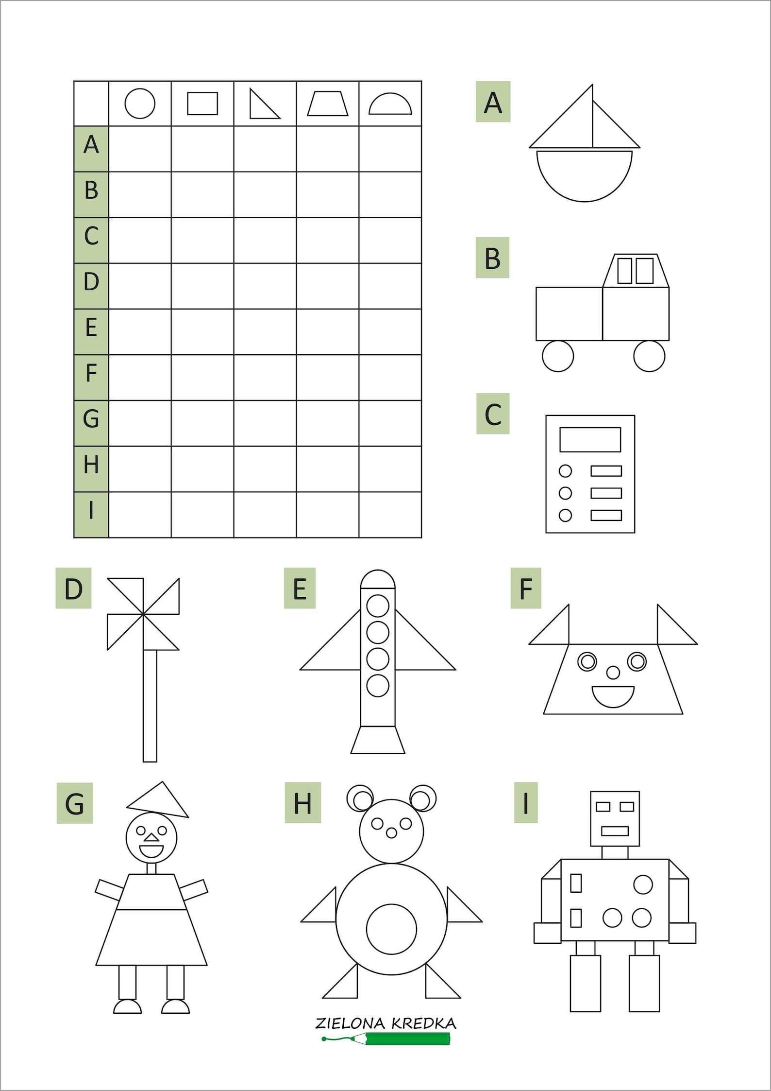 Counting Shapes Worksheets | Printable Math Activity for Kids | Learn ...
