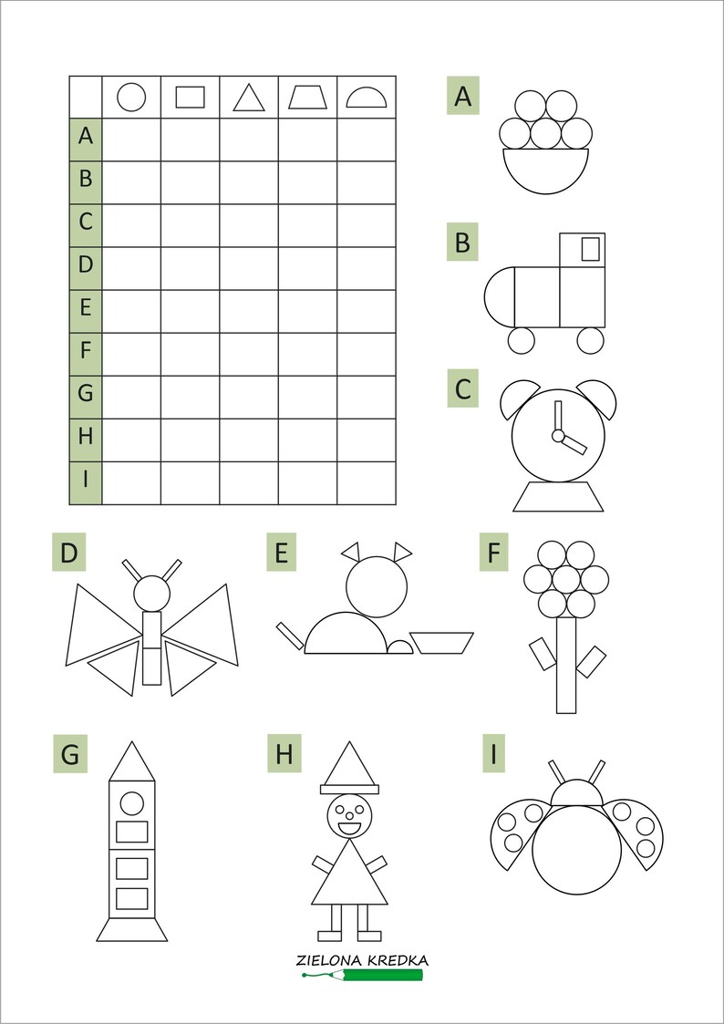 Counting Shapes Worksheets | Printable Math Activity for Kids | Learn ...