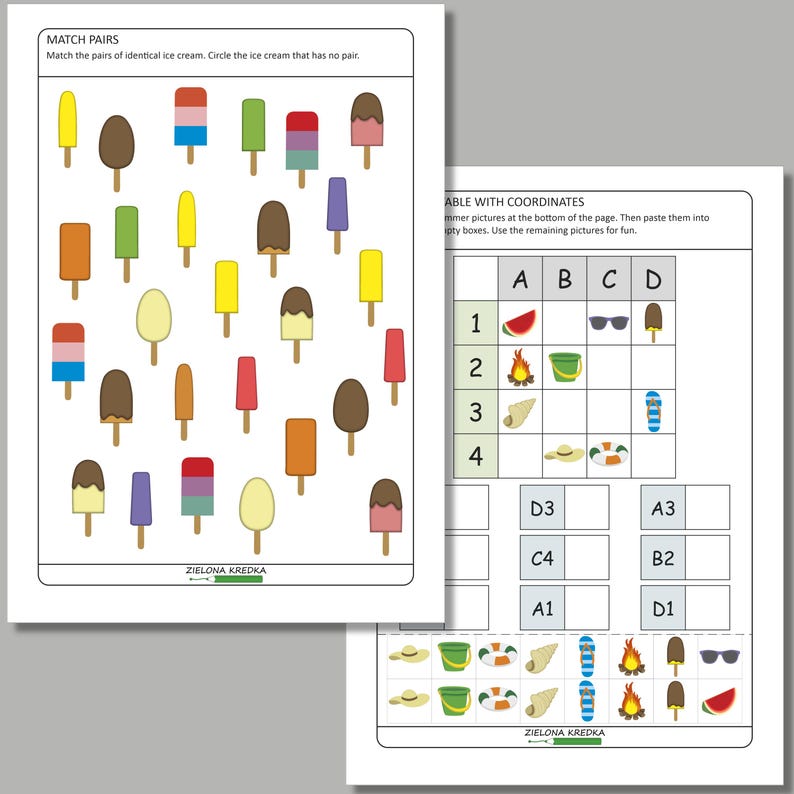 Summer Activity Pack: Kindergarten Learning Worksheets for Ages 5-6 ...