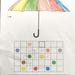 Umbrella Color by Code Activity: Autumn Kindergarten Printable (digital ...