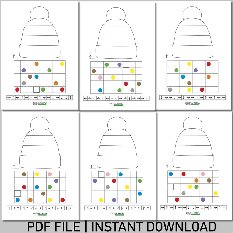 Encoded Hats Printable Activities for Preschoolers and Schoolers ...