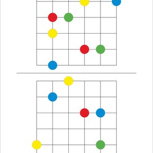Connect the Dots Logic Puzzles | Color Matching Dot Worksheets ...