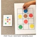 Dot Pattern Matching Game | Build the Pattern Printable | Preschool ...