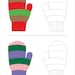 Colorful Winter Gloves, Printable Worksheets, Printable Activity for ...