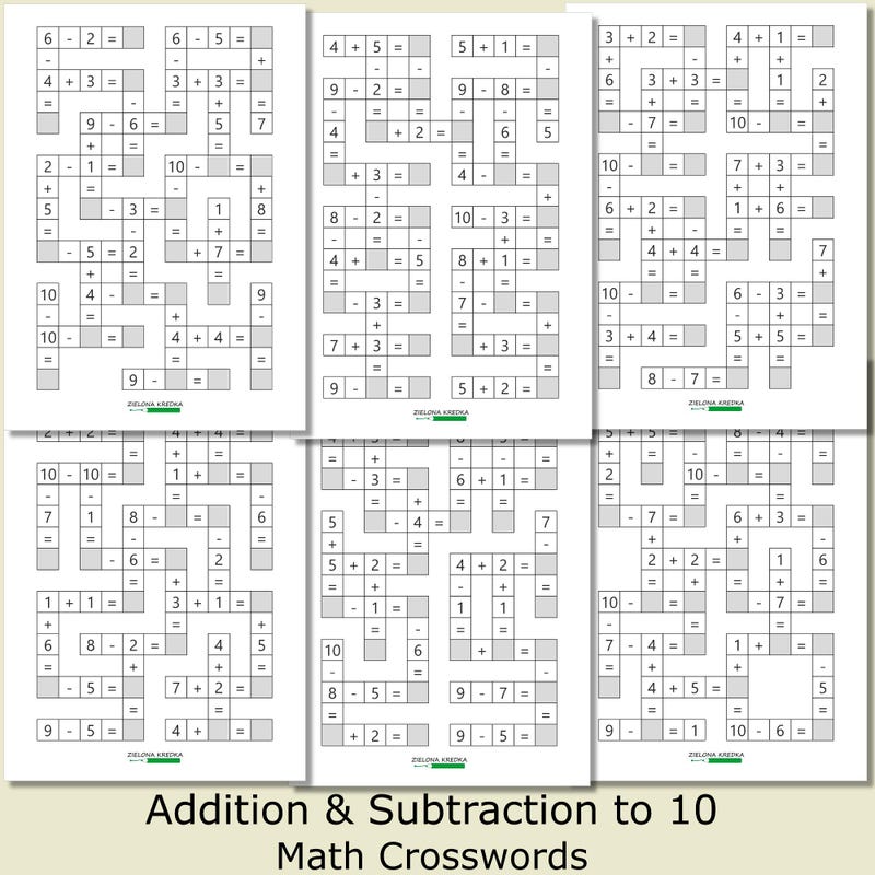 Math Worksheets Adult - Etsy