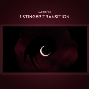 Red Moon Animated Stream Pack | Dark Minimal Vampire | Clean Twitch ...