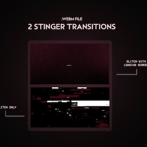 2x Red Cyber Stinger Transition | Dark Minimal Clean Tech | Animated ...