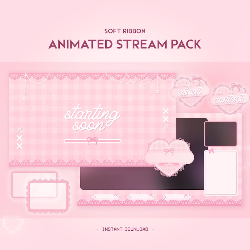 Coquette Overlay Stream - Etsy