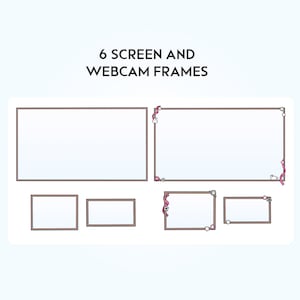 Animated Bunny Y2K Digital Cam Stream Pack | Black Minimal Lofi Cozy ...