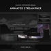 Black Minimal River Animated Stream Pack | Night Dark Clean Monochrome ...