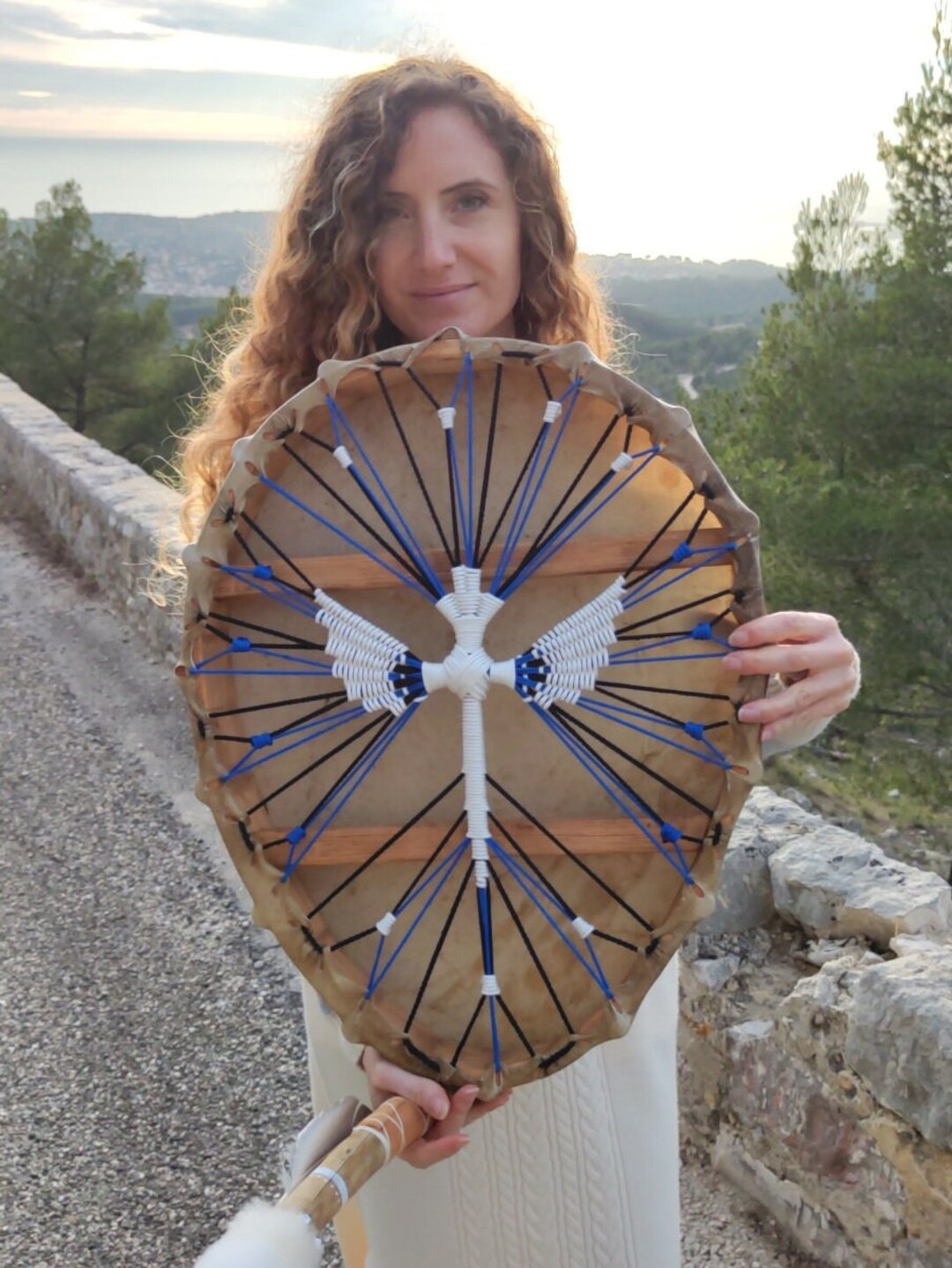 Shamanic Drum in the Shape of a Drop of Water or an Egg - Etsy