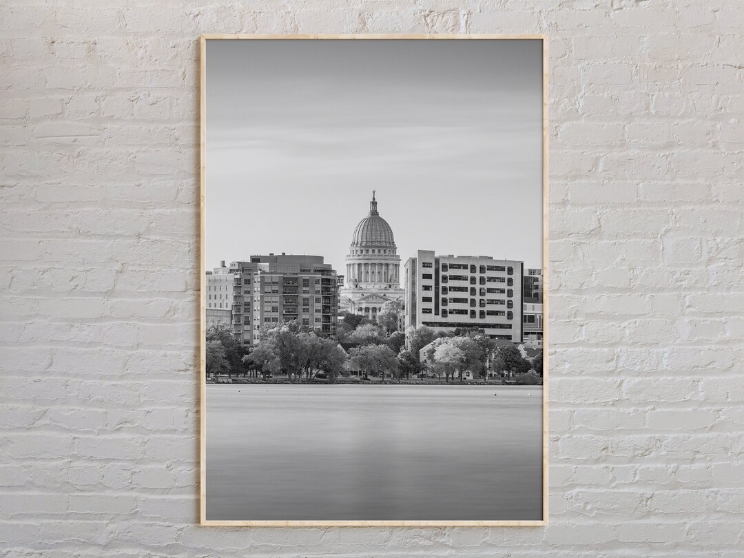 Black and White, Madison Print, Madison Wall Art, Madison Poster ...