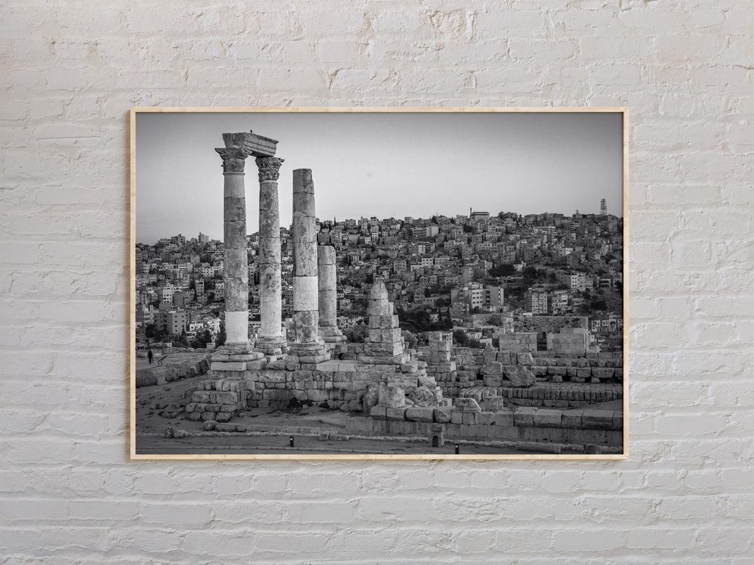 Black and White, Amman Print, Amman Wall Art, Amman Poster, Amman Photo ...