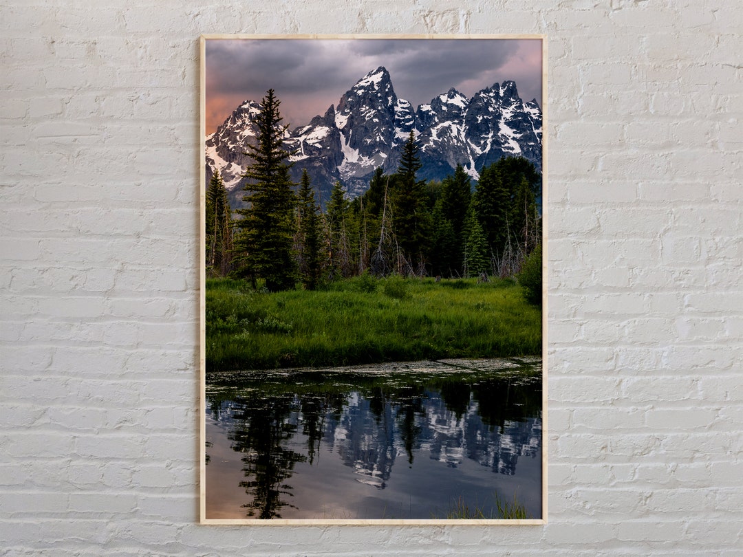 Real Photo, Grand Teton Print, Grand Teton Wall Art, Grand Teton Poster ...