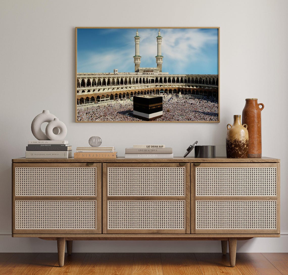 Real Photo, Mecca Print, Mecca Wall Art, Mecca Poster, Mecca Photo ...