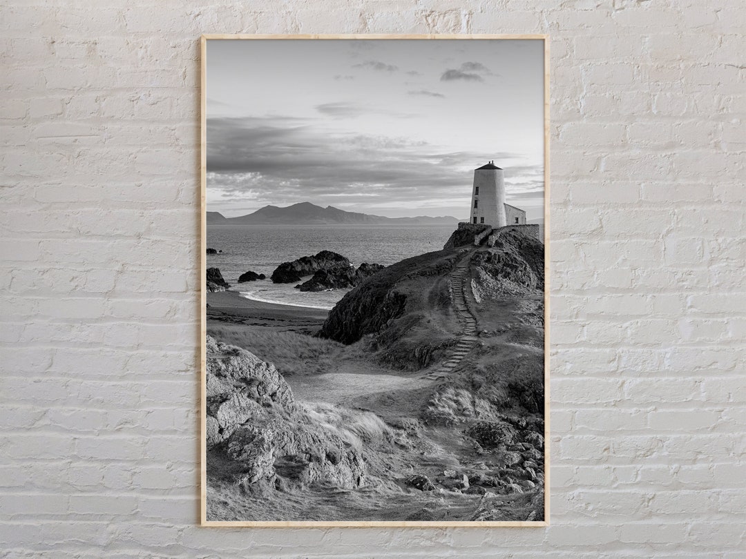 Black and White, Wales Print, Wales Wall Art, Wales Poster, Wales Photo ...