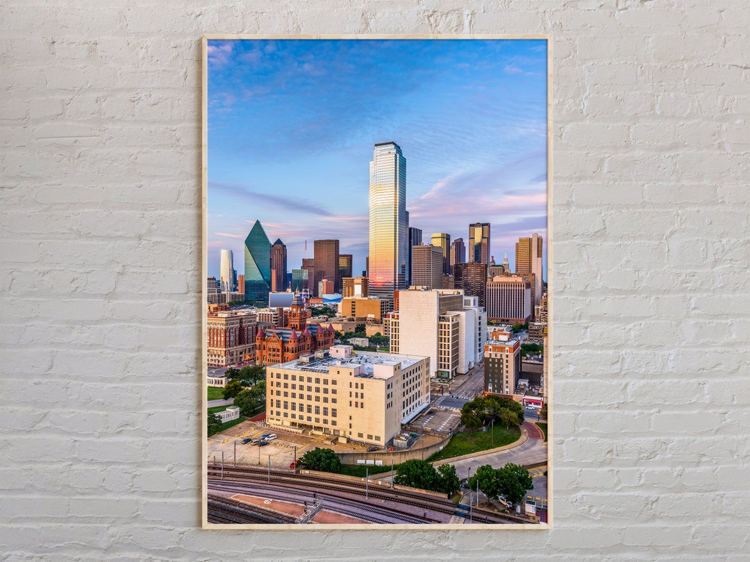 Real Photo, Dallas Print, Dallas Wall Art, Dallas Poster, Dallas Photo ...