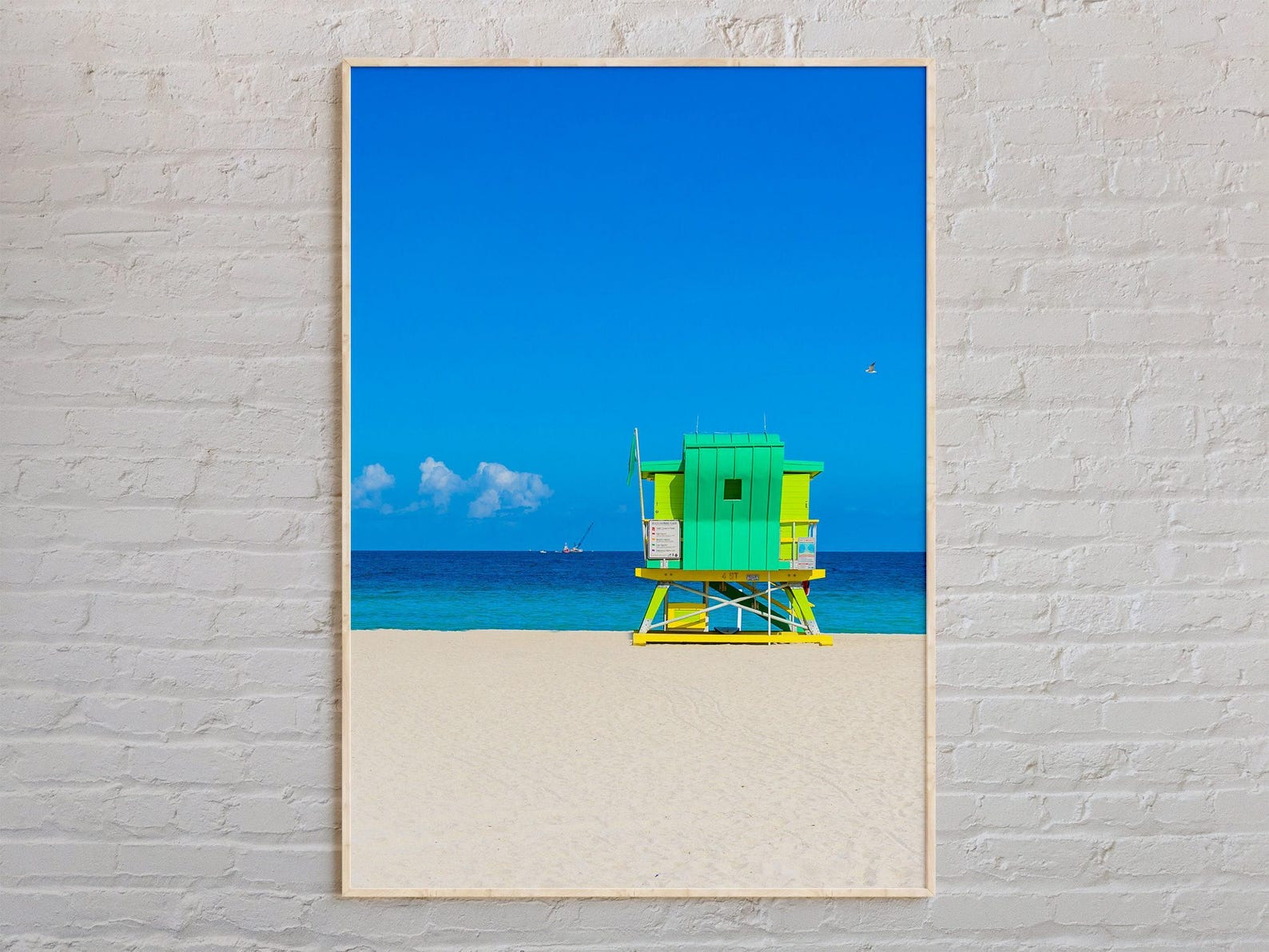 Real Photo, Miami Beach Print, Miami Beach Art, Miami Beach Poster ...