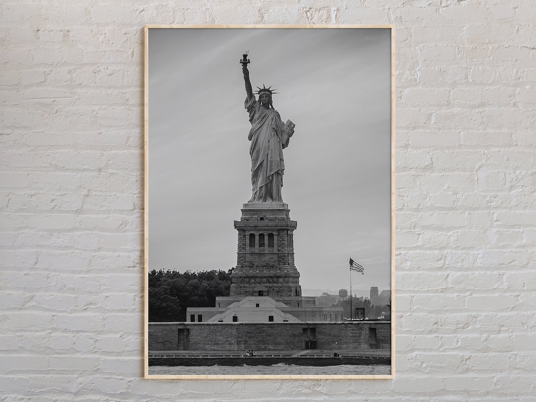 Black and White, United States of America Print, United States Art ...
