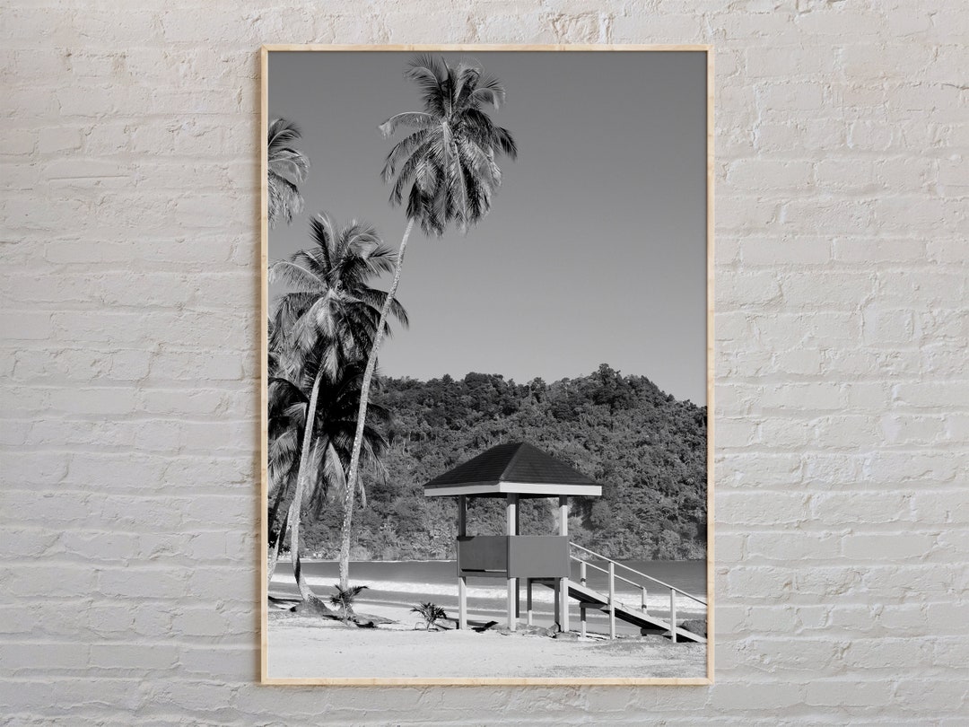 Black and White, Trinidad and Tobago Print, Trinidad and Tobago Wall ...