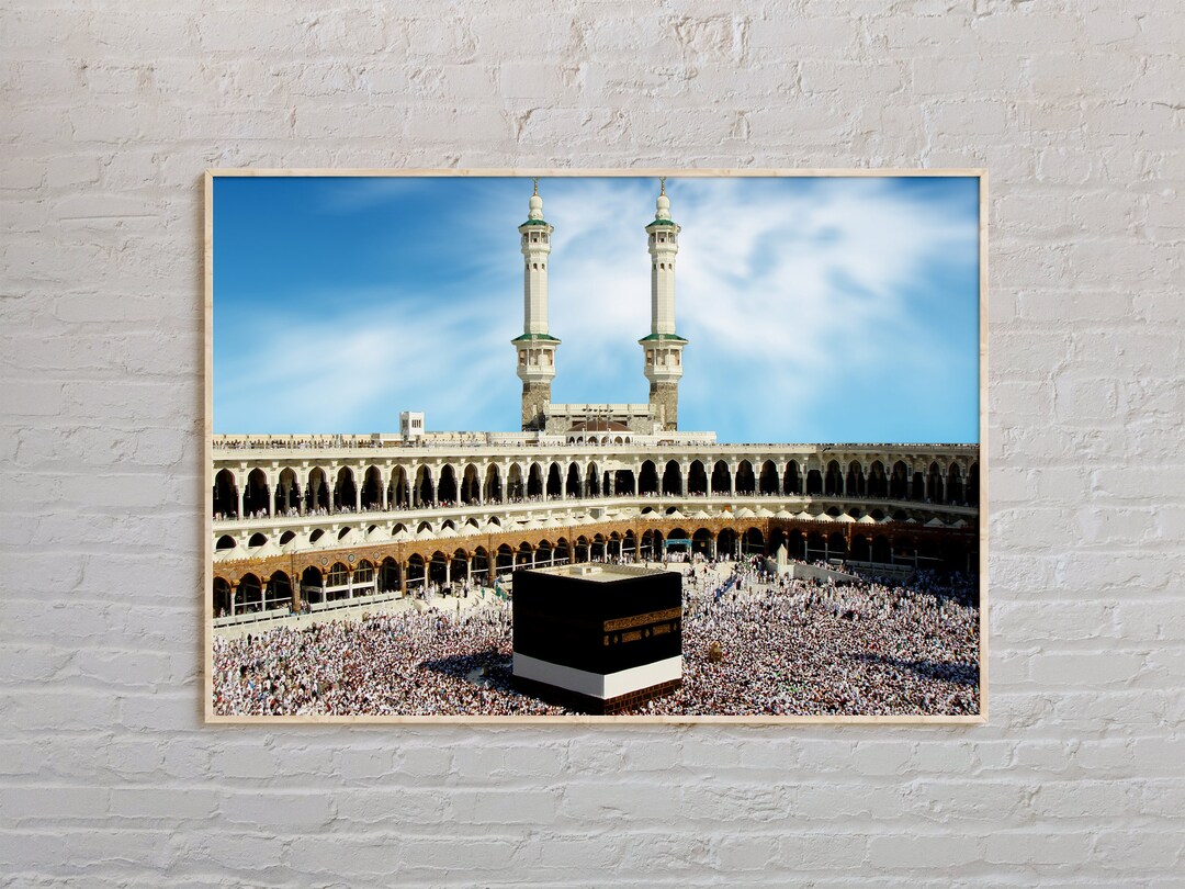 Real Photo, Mecca Print, Mecca Wall Art, Mecca Poster, Mecca Photo ...