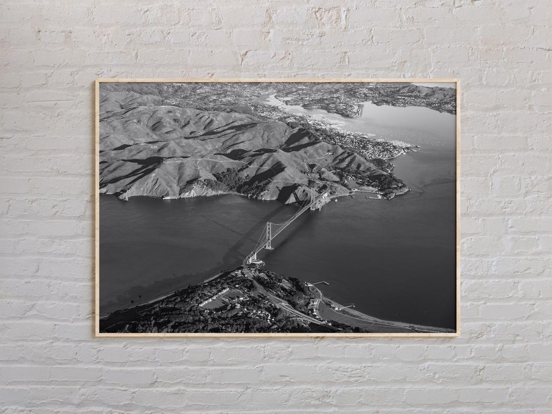 Black and White, San Francisco Bay Area Print, Bay Area Wall Art, Bay ...