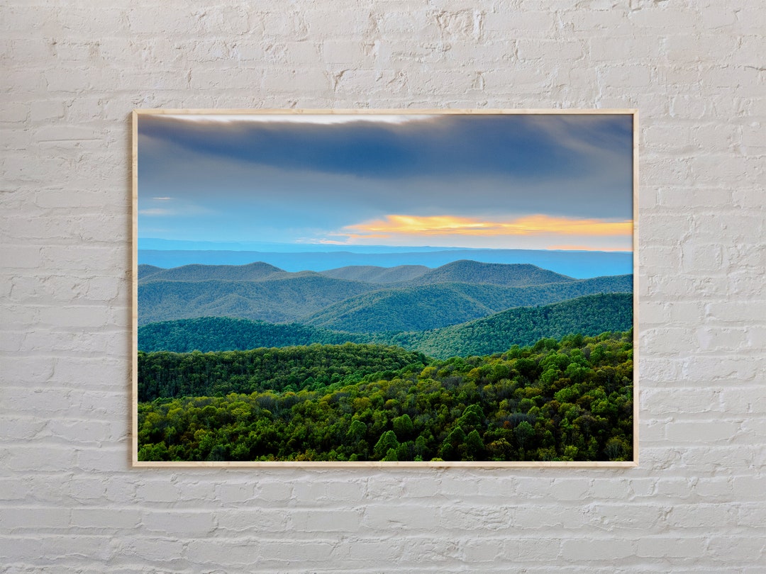 Real Photo, Shenandoah National Park Print, Shenandoah Wall Art ...