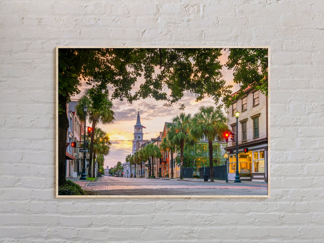 Real Photo, Charleston Print, Charleston Wall Art, Charleston Poster ...