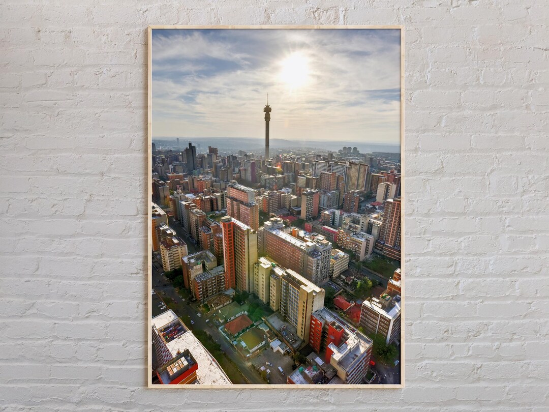 Real Photo, Johannesburg Print, Johannesburg Wall Art, Johannesburg ...