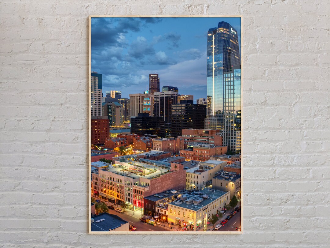 Real Photo, Denver Print, Denver Wall Art, Denver Poster, Denver Photo ...