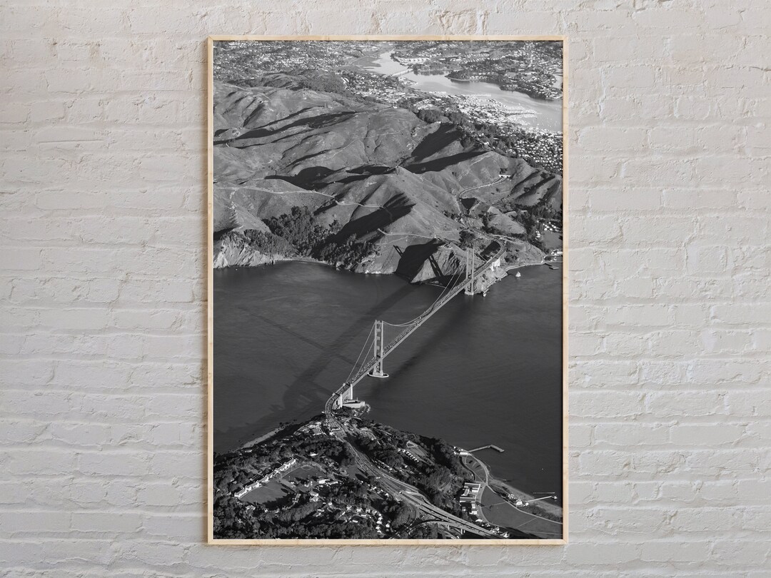 Black and White, San Francisco Bay Area Print, Bay Area Wall Art, Bay ...