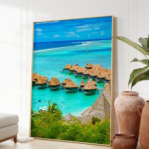 Real Photo, French Polynesia Print, French Polynesia Wall Art, French ...