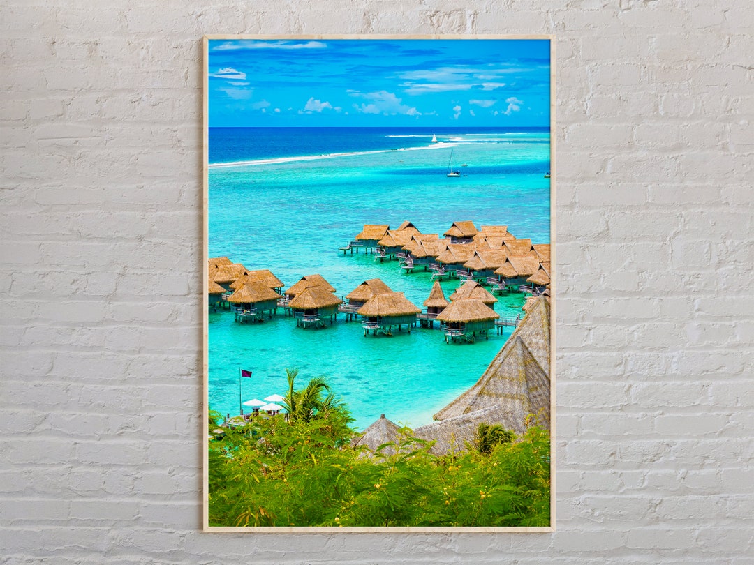 Real Photo, French Polynesia Print, French Polynesia Wall Art, French ...