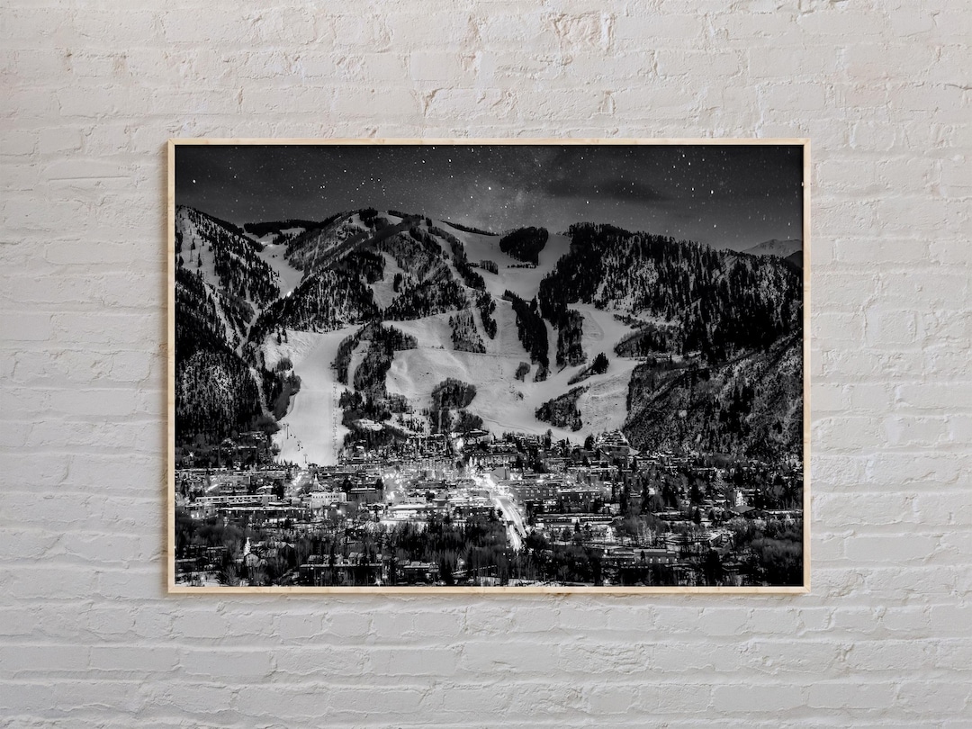 Black and White, Aspen Print, Aspen Wall Art, Aspen Poster, Aspen Photo ...