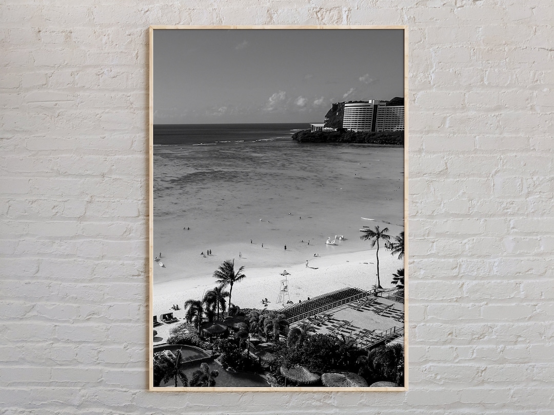 Black and White, Guam Print, Guam Wall Art, Guam Poster, Guam Photo ...