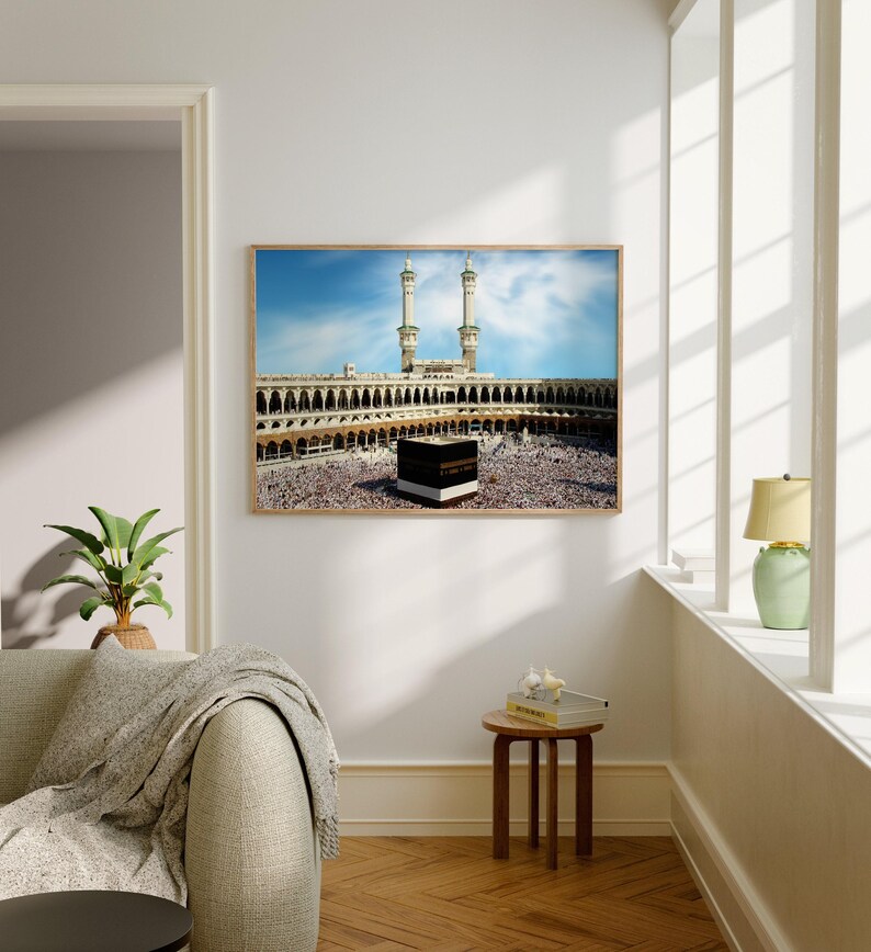 Real Photo, Mecca Print, Mecca Wall Art, Mecca Poster, Mecca Photo ...