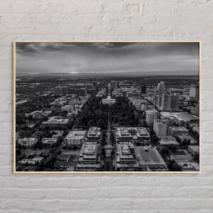 Black and White, Sacramento Print, Sacramento Wall Art, Sacramento ...