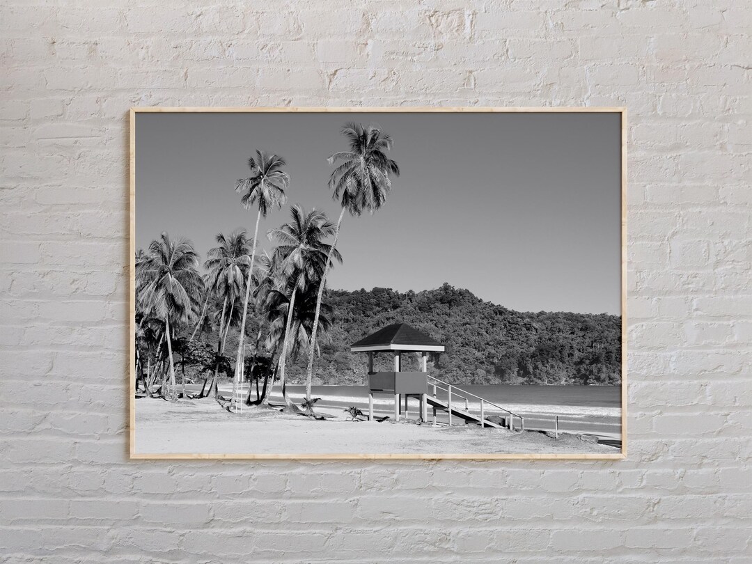 Black and White, Trinidad and Tobago Print, Trinidad and Tobago Wall ...