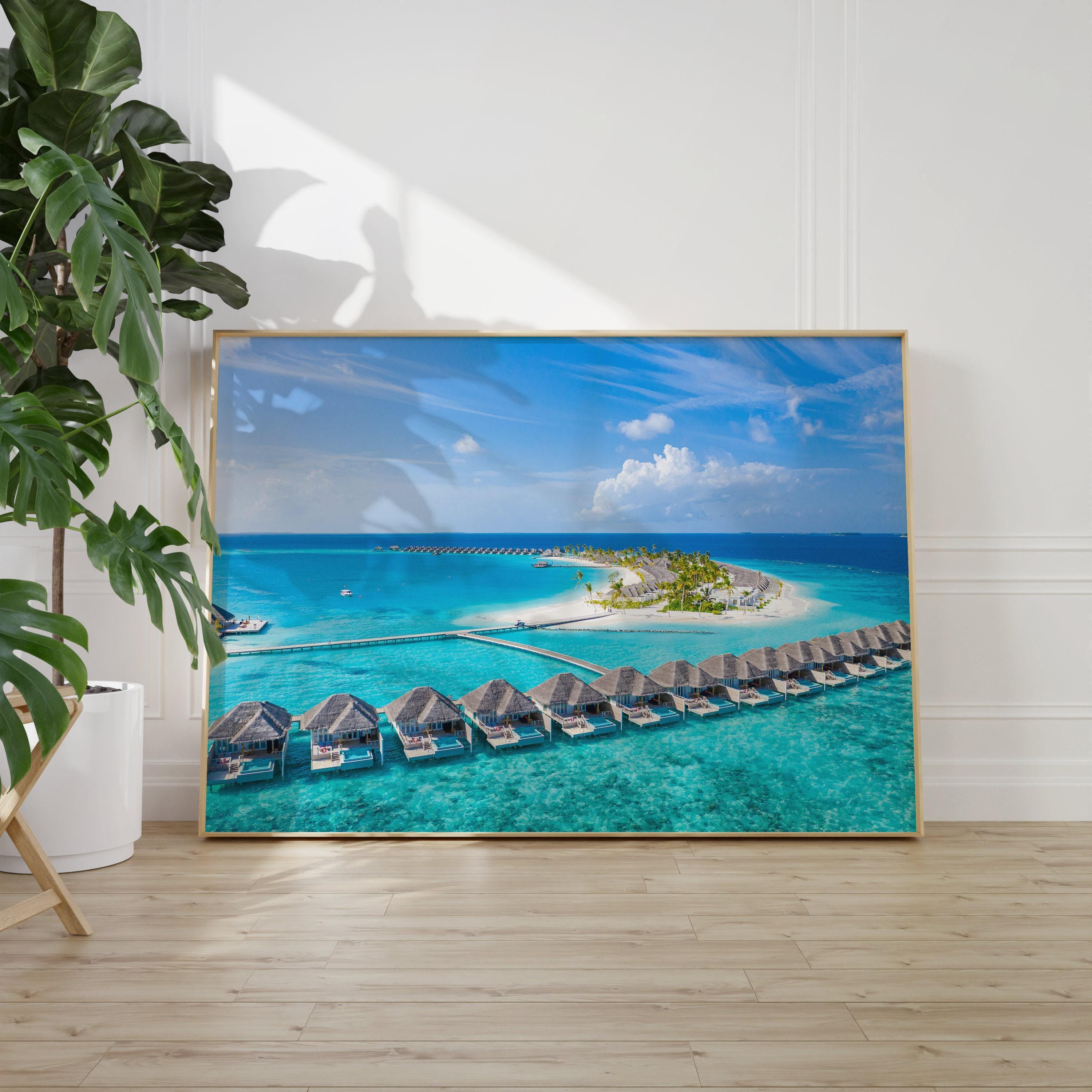 Real Photo, Maldives Print, Maldives Wall Art, Maldives Poster ...