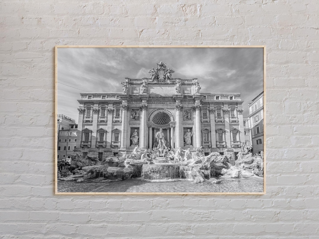 Black and White, Rome Print, Rome Wall Art, Rome Poster, Rome Photo ...