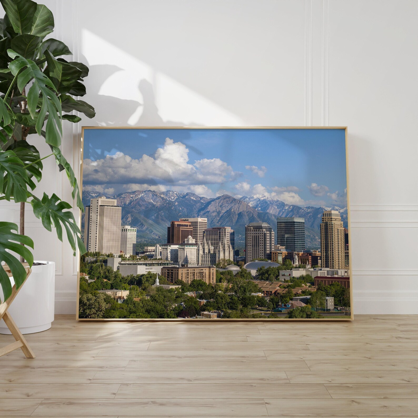 Real Photo, Salt Lake City Print, Salt Lake City Wall Art, Salt Lake ...