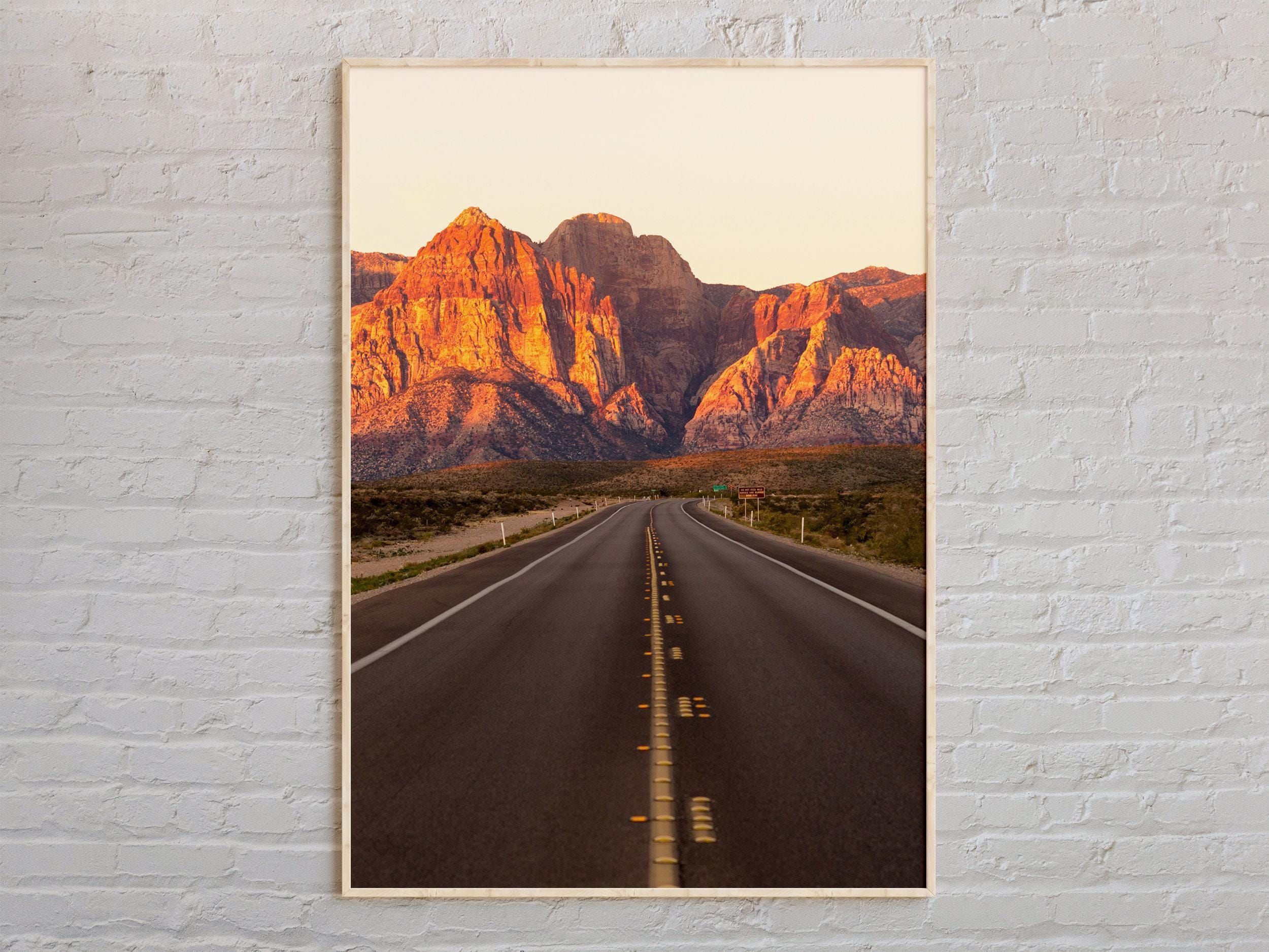 Real Photo, Red Rock Canyon Print, Red Rock Canyon Wall Art, Red Rock ...