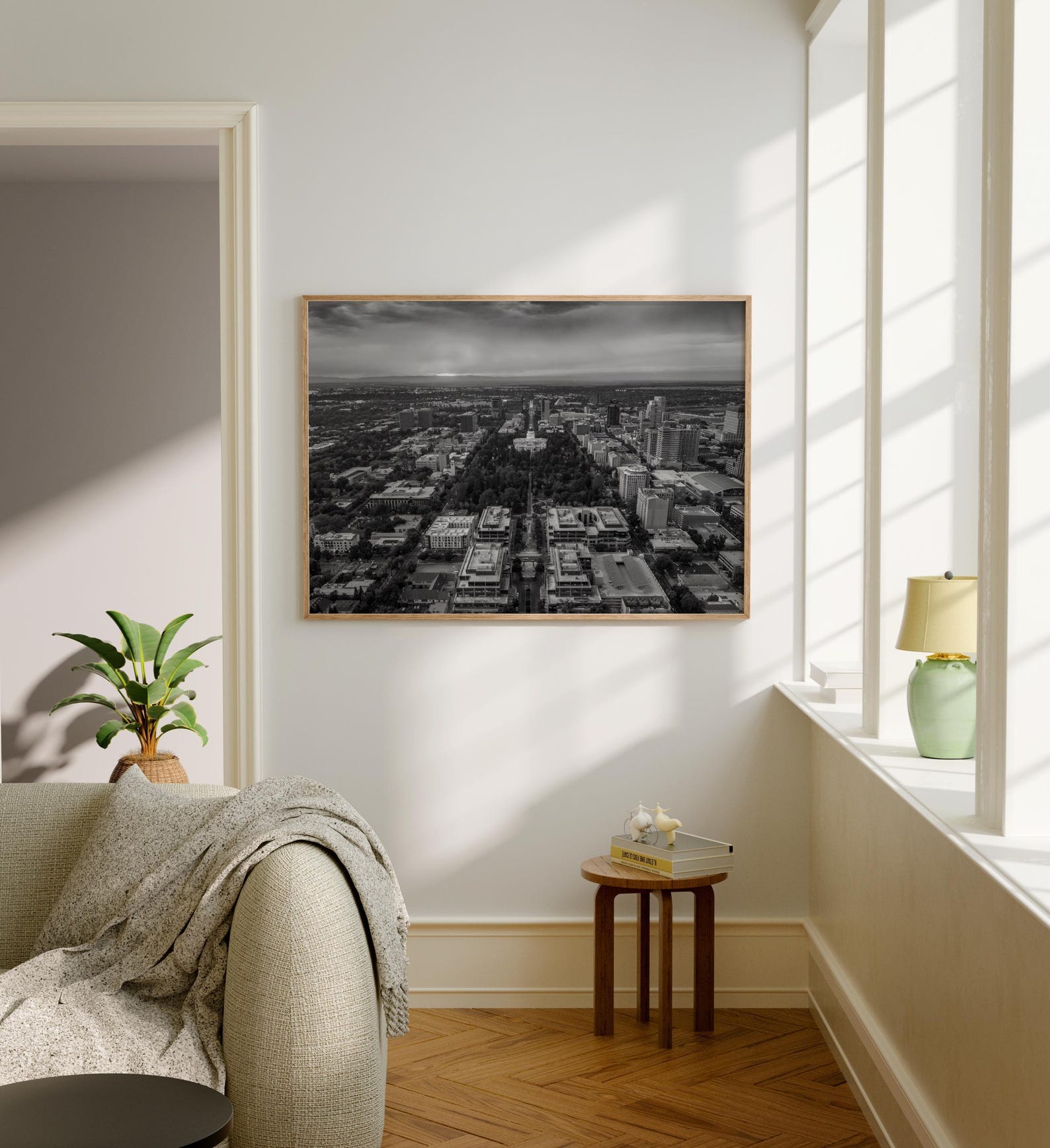 Black and White, Sacramento Print, Sacramento Wall Art, Sacramento ...